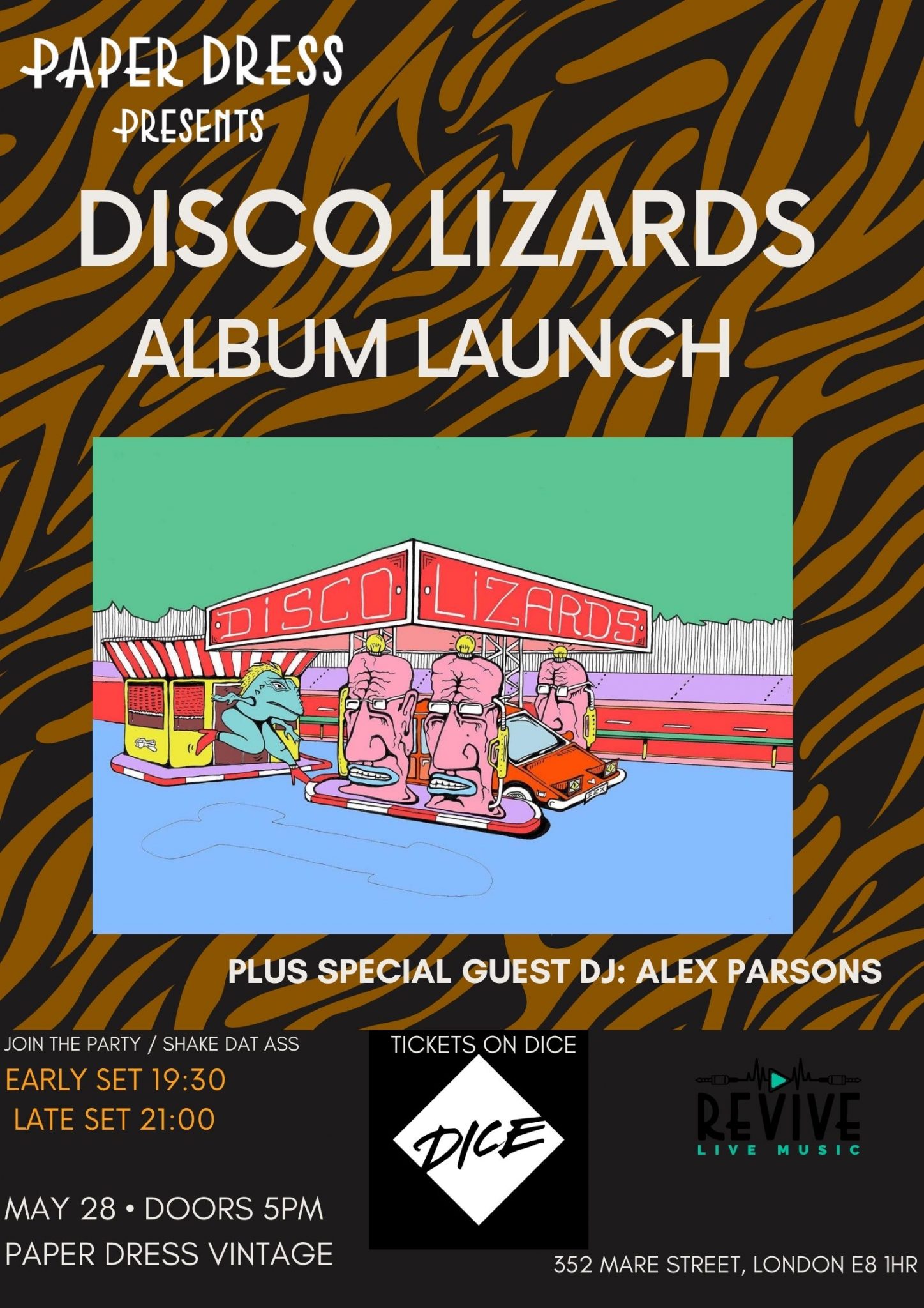 DISCO LIZARDS ALBUM LAUNCH PARTY // Paper Dress Vintage Bar & Boutique ...