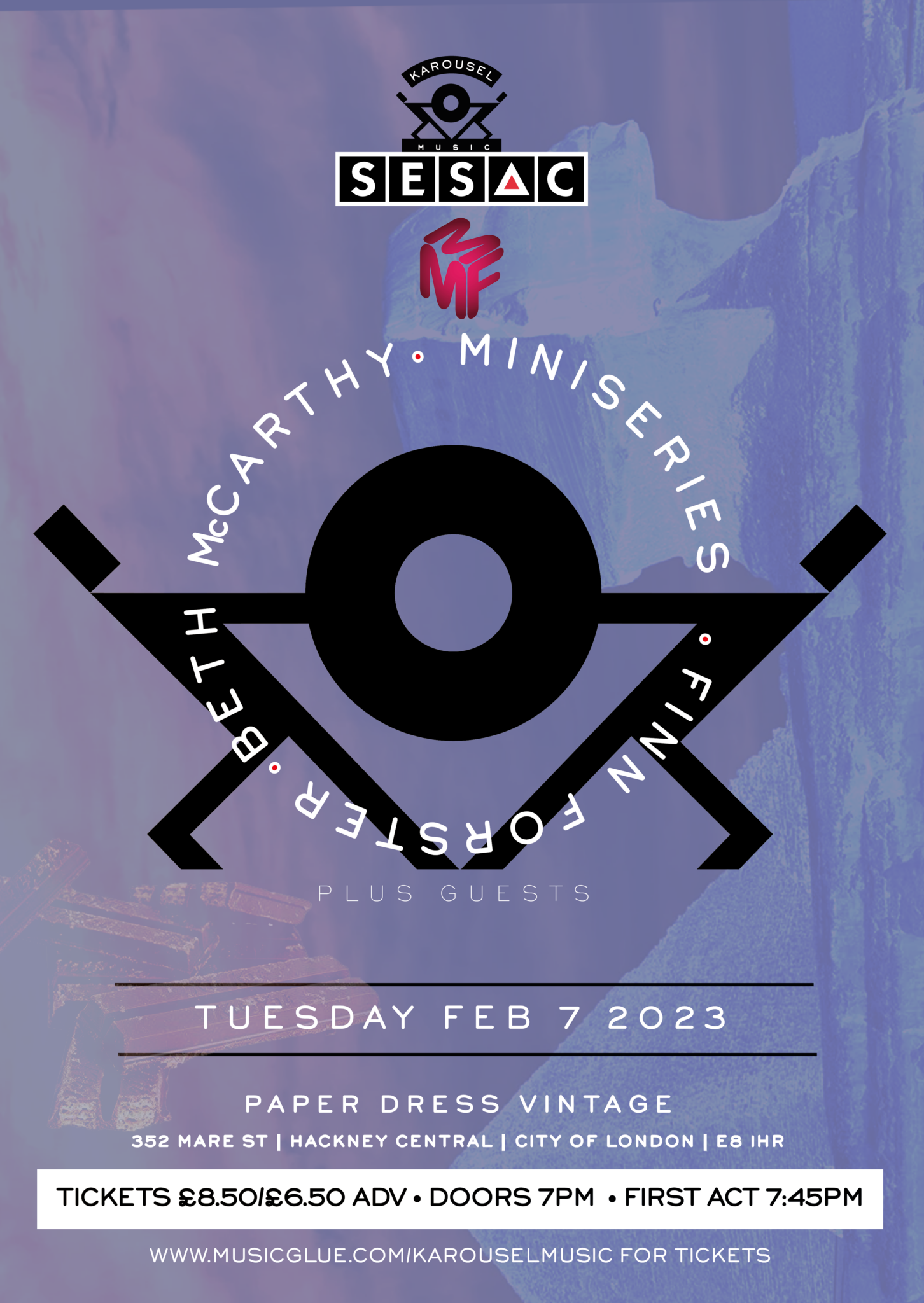 Karousel x SESAC showcase ft. Miniseries + Beth McCarthy + Finn Forster // Paper Dress Vintage ...