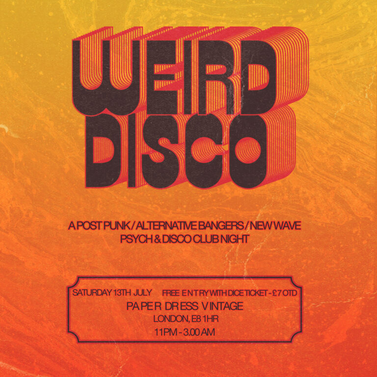 Weird Disco Club Night // Paper Dress Vintage Bar & Boutique, London